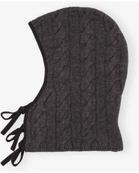 Ganni Balaclava 7207 in Grau | Lyst DE