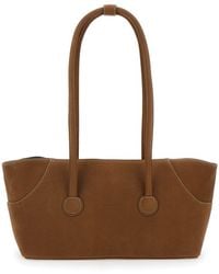 Marge Sherwood Shoulder Bag Boat Shopper Large With Leather Details For ...