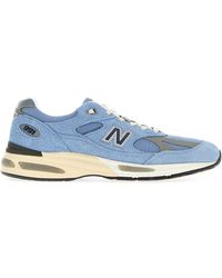 New Balance 991 Sneakers Light Blue | Lyst UK