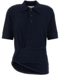 Victoria Beckham White Stretch Cotton Polo Shirt | Lyst UK