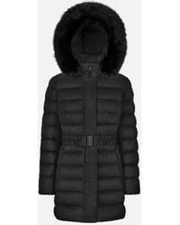 Geox Catria Belted Coat in Green | Lyst UK