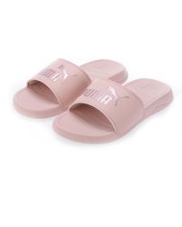 Crocs™ Adults Logo Sliders in Pink | Lyst UK