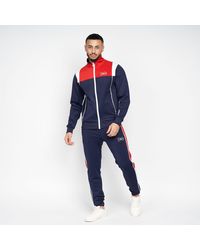 Crosshatch Chinooks Tracksuit in Blue for Men | Lyst UK