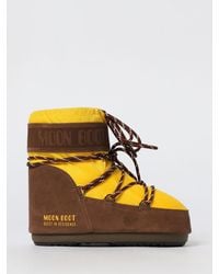 Moon Boot Shoes in Brown | Lyst UK
