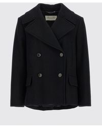 Dries Van Noten Trench Coat in Blue | Lyst UK
