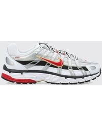 Nike P-6000 Mesh And Rubber Sneakers in White | Lyst UK