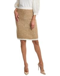 St. John Pocket Long Skirt in Natural | Lyst UK