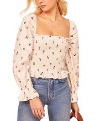 Adele Berto Linen Blouse in Black | Lyst UK