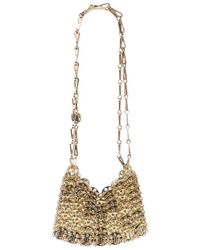 Rabanne Paco Rabbane Sparkle Nano Shoulder Bag in Grey | Lyst UK