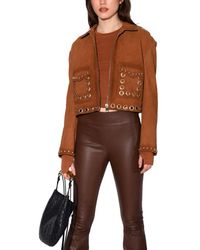 Walter Baker Cassandra Leather Jacket in Black | Lyst UK