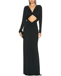 Adele Berto Maxi Dress in Natural | Lyst UK