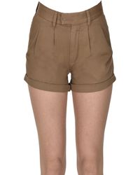 Dark Brown Shorts for Women | Lyst