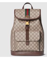 Gucci Ophidia Small Backpack in Brown for Men | Lyst UK