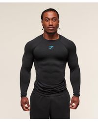 GYMSHARK Versatile Seamless Long Sleeve T-Shirt in Grey for Men | Lyst UK
