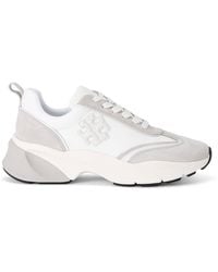 Tory Burch Destiny Low-Top Sneakers in Red | Lyst UK