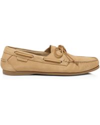 Tom Ford Robin Nubuck Boat Shoes in Green for Men | Lyst