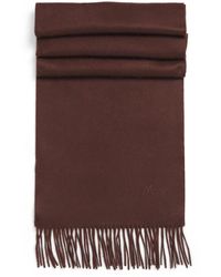 Brioni Fringed-Trim Scarf in Blue for Men | Lyst UK