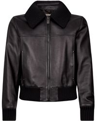 Burberry Leather jackets for Men - Lyst.com