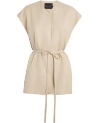 Camilla & Marc Vests in Natural | Lyst