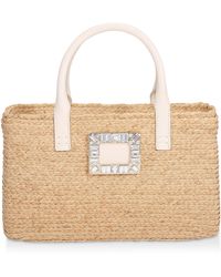 Roger Vivier Beach bag tote and straw bags for Women | Online Sale up ...