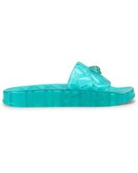 Kurt Geiger Meena Jelly Slides in Blue | Lyst UK