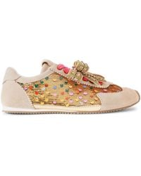 Kurt Geiger Islington Multicolour Sneakers in Purple | Lyst UK