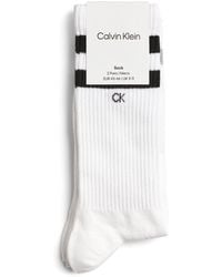 Calvin Klein Giftbox Stripe Logo Crew Sock in Black for Men | Lyst UK
