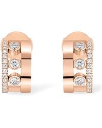 Messika Move Romane Mini Hoops in Metallic | Lyst UK