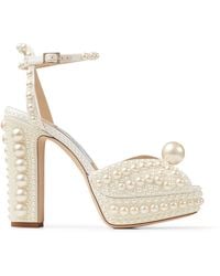 Jimmy Choo Misty 120 Natural And Silver Metallic Linen Jimmy Choo Misty 120 Natural And Silver Metallic Linen