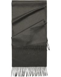 Brioni Fringed-Trim Scarf in Blue for Men | Lyst UK