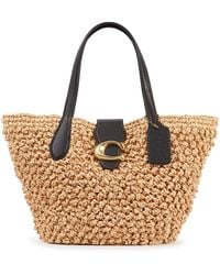 Women's COACH Beach bag tote and straw bags from $275 | Lyst