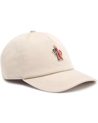 Moncler Day-Namic Logo-Embroidered Cotton Cap in Black for Men | Lyst