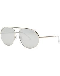Isabel Marant 62Mm Aviator Sunglasses in Blue | Lyst UK