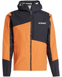 adidas Xpr Gore Pac J Waterproof Jacket in Blue for Men | Lyst UK