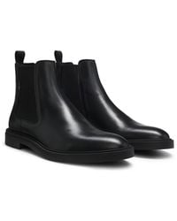 BOSS Julyo Chelsea Boots in Black for Men | Lyst UK