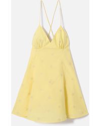 MC2 Saint Barth Short Marge Dress Cotton With Floral Embroidery in ...