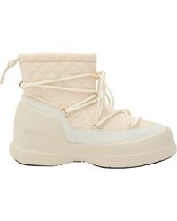 Moon Boot Mb Mezzaluna Quilted Hig in Black | Lyst UK