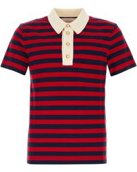Valentino Garavani Logo-Embroidered Polo Shirt in Blue for Men | Lyst UK