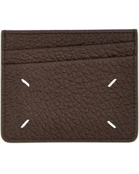 Maison Margiela Slim 3 Cc Card Holder in Grey for Men | Lyst UK