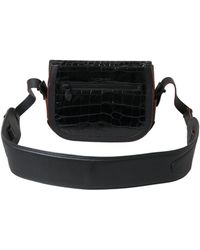 Balenciaga Exotic Leather Shoulder Crossbody Camera Bag Crocodile in ...