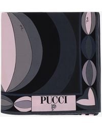PUCCI Mixed-Print Scarf in Purple | Lyst UK