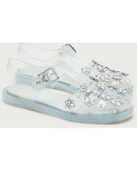 J.Crew Fisherman Jelly Sandals in Blue | Lyst