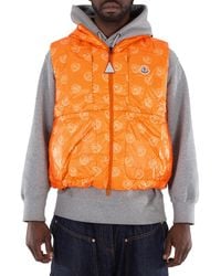 Moncler Bharani Logo-Patch Bomber Jacket, Brand Size 4 (X-Large) in ...