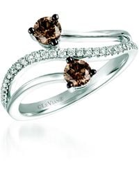 Le Vian Chocolatier Ring Chocolate Diamonds, Vanilla Diamonds Set in ...