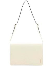 Jil Sander Leather Small File Shoulder Bag Borse A Mano in Black | Lyst UK