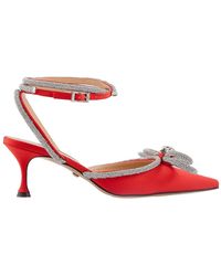 Mach & Mach Bow Embellished Pointed Toe Pumps, Brand Size 37 Us in ...