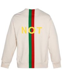 Gucci Fake/not-print Sweatshirt for Men | Lyst Gucci Fake/not-print Sweatshirt for Men | Lyst