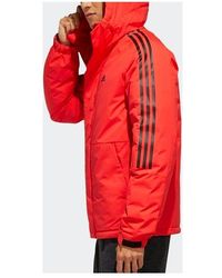 adidas Utilitas Waterproof Jacket in Blue for Men | Lyst UK