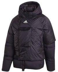 adidas Utilitas Waterproof Jacket in Blue for Men | Lyst UK