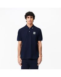 Lacoste Classic Fit L.12.12 Text Polo in Green for Men | Lyst